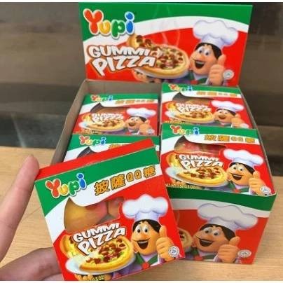 印尼 呦皮 YUPI 造型QQ軟糖-披薩15g - 泡泡糖 - iOPEN Mall