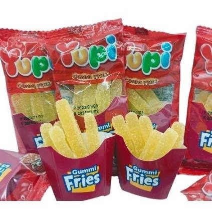 印尼 呦皮 YUPI 造型QQ軟糖-薯條15 g - 泡泡糖 - iOPEN Mall