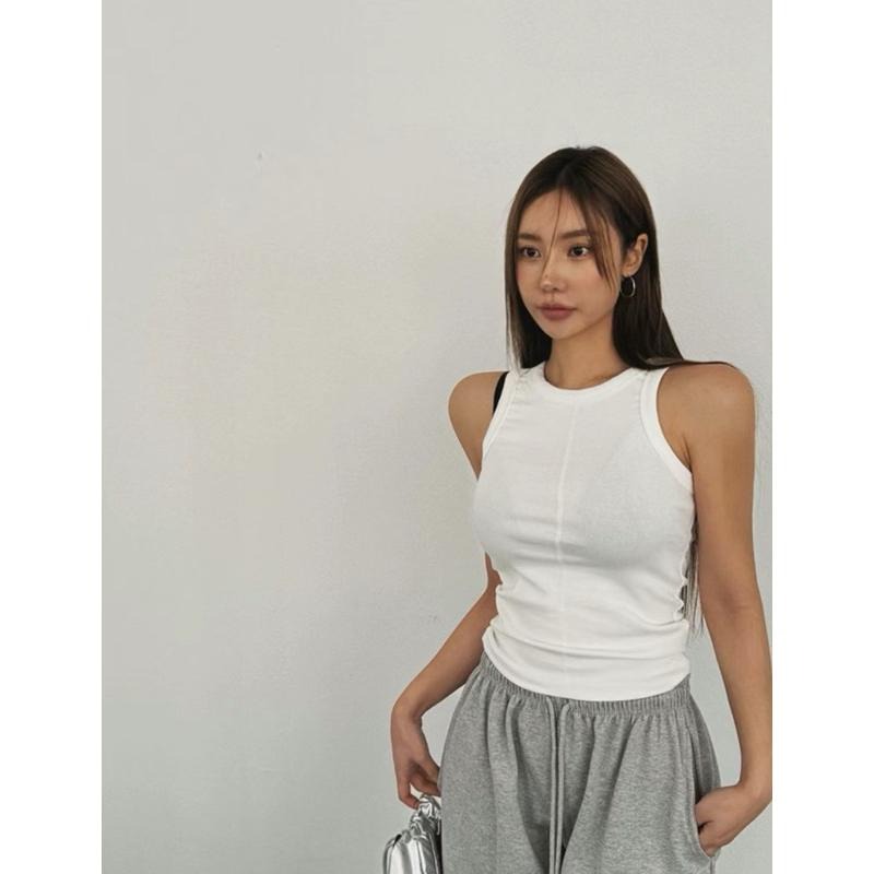 𝗥𝗼𝗼𝗺𝗶𝗲正韓代購🇰🇷 包色款純色內搭小背心＃現貨+預購 - OrangeRoomie橘子當家 - iOPEN Mall
