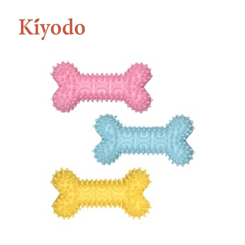 【Kiyodo】磨牙潔齒骨頭-小(粉/藍/黃 隨機出貨) - Kiyodo 官方旗艦店 - iOPEN Mall