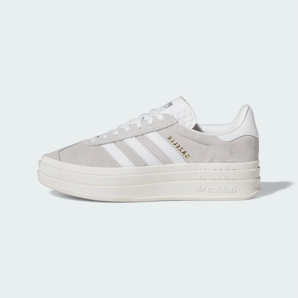 代購 Adidas OG Gazelle Bold 灰白金 女鞋 休閒鞋 HQ6893 - Thirteen Select