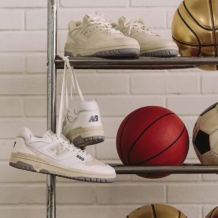 13代購 New Balance NB 550 奶白灰 男鞋 女鞋 休閒鞋 復古球鞋 IU BB550PWD-D - Thirteen ...