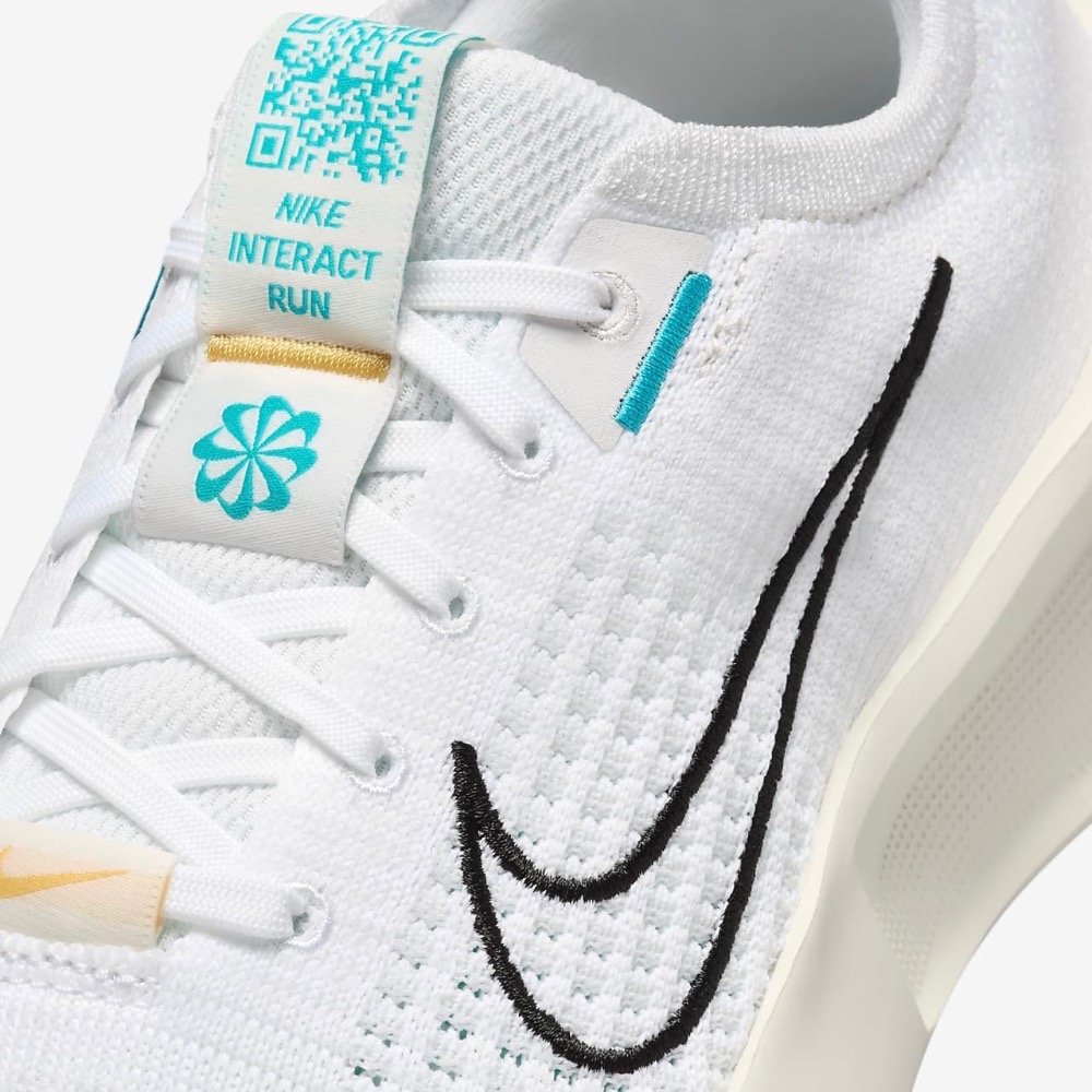 13代購 W Nike Interact Run 白綠黑 女鞋 慢跑鞋 訓練鞋 休閒鞋 FD2292-101 - Thirteen ...