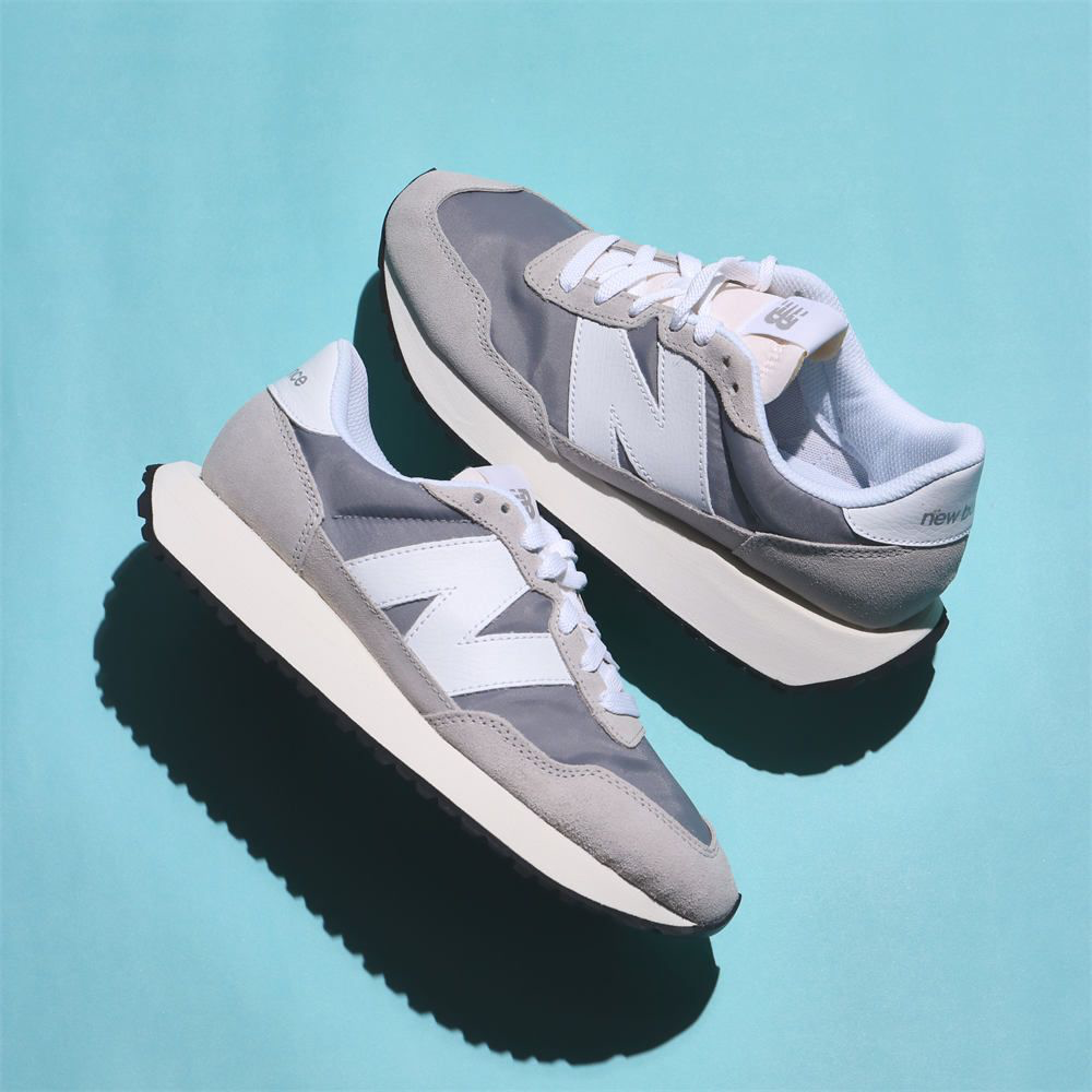 13代購 New Balance NB 237 灰白 男鞋 女鞋 休閒鞋 復古慢跑鞋 IU 李知恩 MS237RCS-D - Thirteen ...