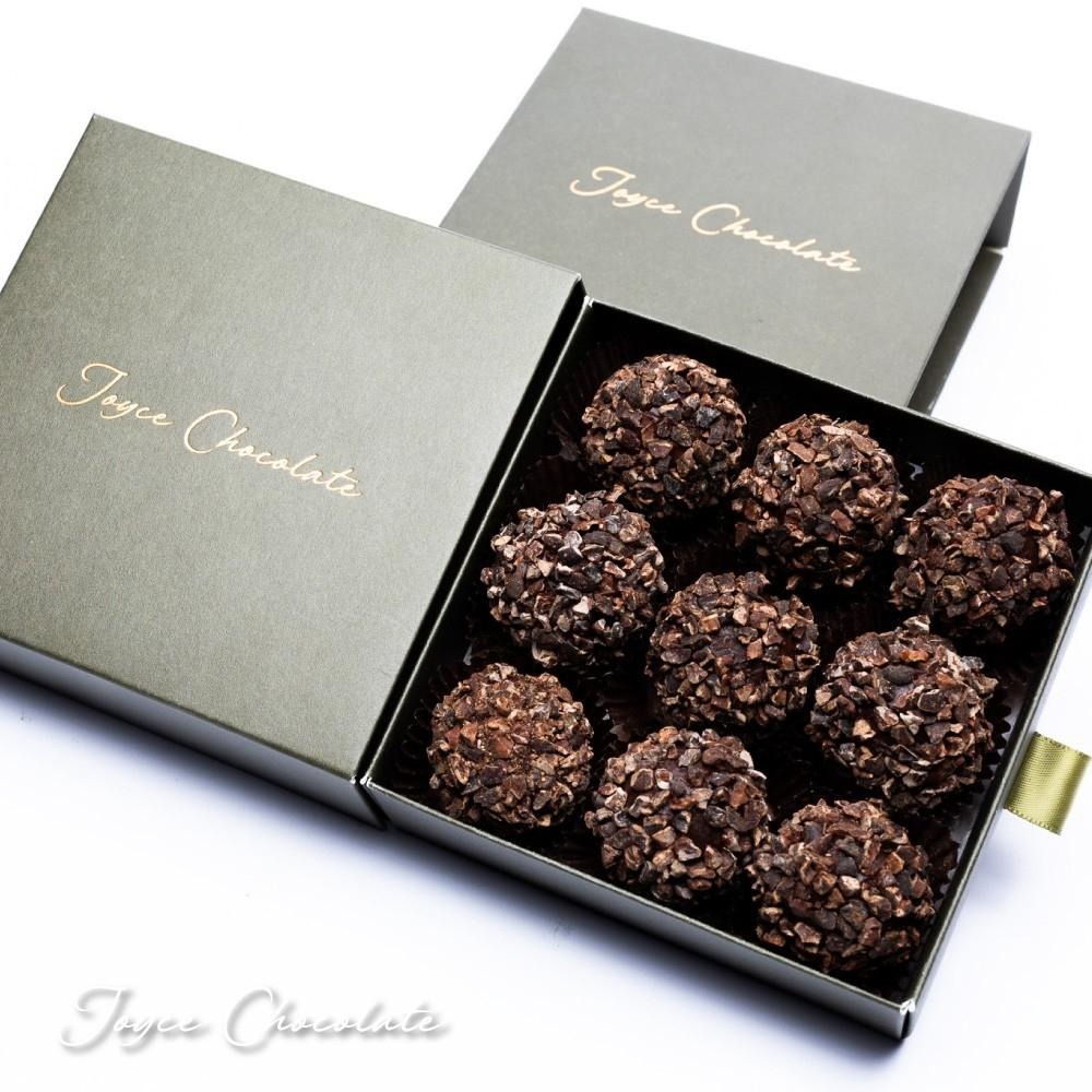 Joyce Chocolate 碎粒松露禮盒 (9顆/盒) - 喬伊絲巧克力工房 - iOPEN Mall
