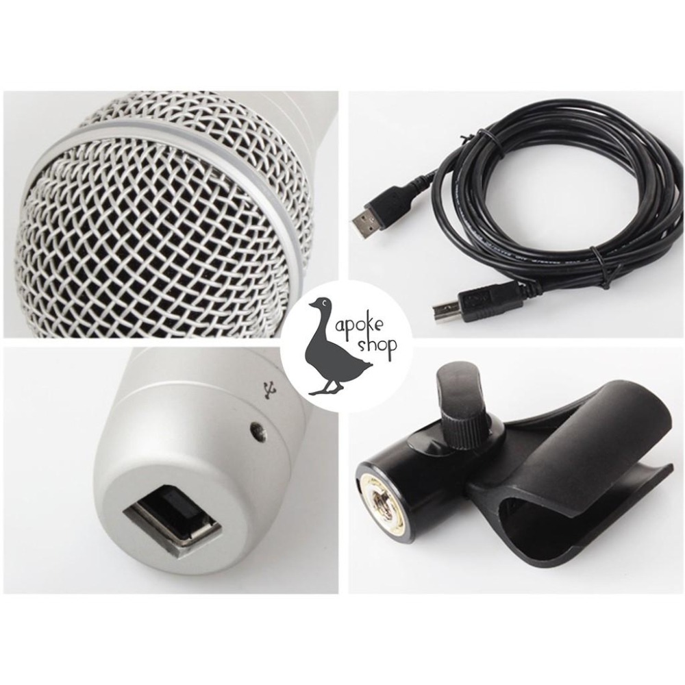 【阿婆K鵝】動圈式麥克風Samson Q1U USB meteor mic e205u c01u Q2U - Apokeshop 阿婆K鵝 ...