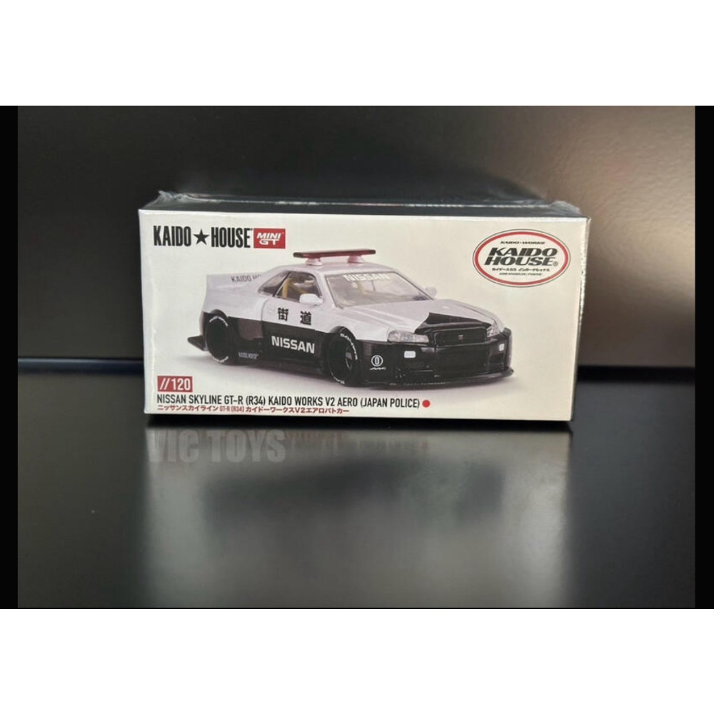 維克玩具 KHMG120 Nissan Skyline GT-R R34 Kaido works Police - Vic維克玩具 ...