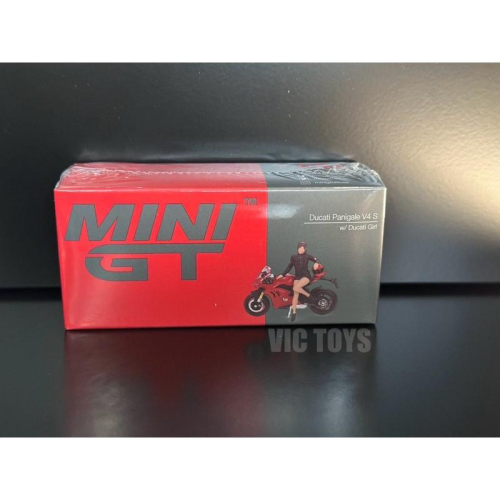 MINI GT 682 Ducati Panigale V4 S w/ Ducati Girl - Vic維克玩具 - iOPEN Mall