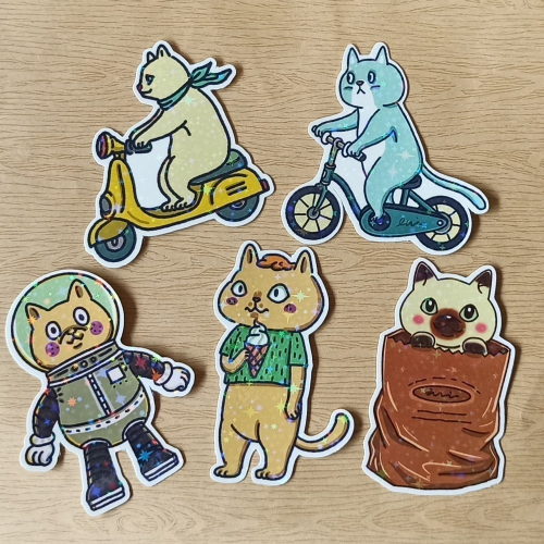 Fishcat貼紙 - Fish cat 貼貼樂園 - iOPEN Mall