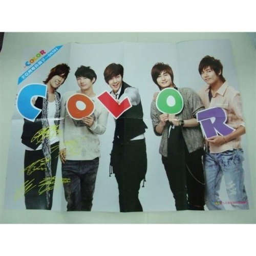 韓國團體 SS501 & 炎亞綸 (含印刷簽名) 雙面海報 ♥2009年♥ - 翻牆的兔子工作室 - iOPEN Mall