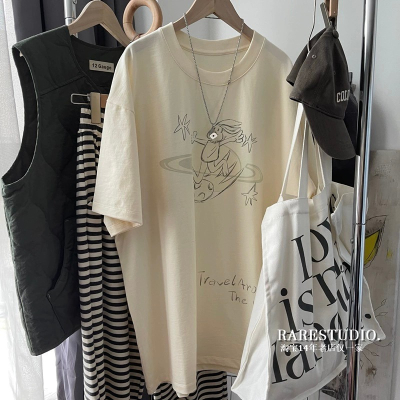 HTGT韓版設計重磅女夏短袖t恤上衣 - 小小荳荳芽商店