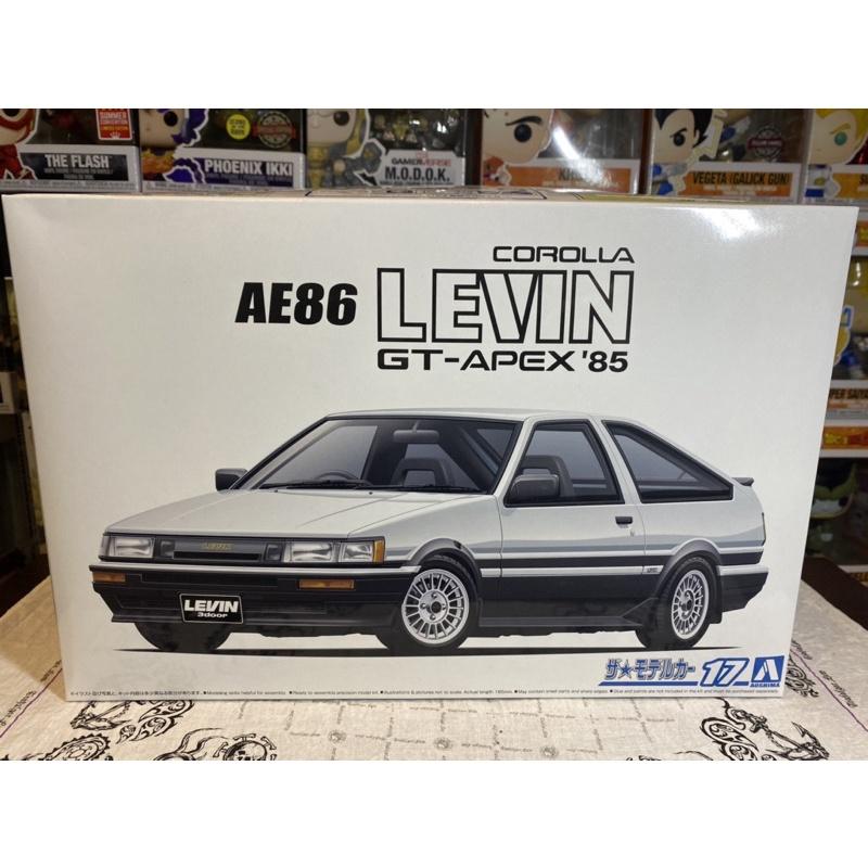 正版 豐田 AE86 Corolla LEVIN GT-APEX 汽車 模型 組裝 頭文字D 組合 86 改裝 藤原拓海 - 蒙面加菲貓玩具店 ...
