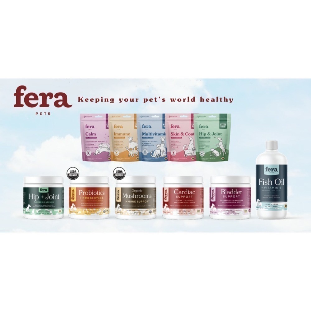★現貨免運【飛樂沛】美國 Fera Pets USDA Organic 有機益生菌＋益生元 消化 腸道免疫 犬貓用 - pets smile ...