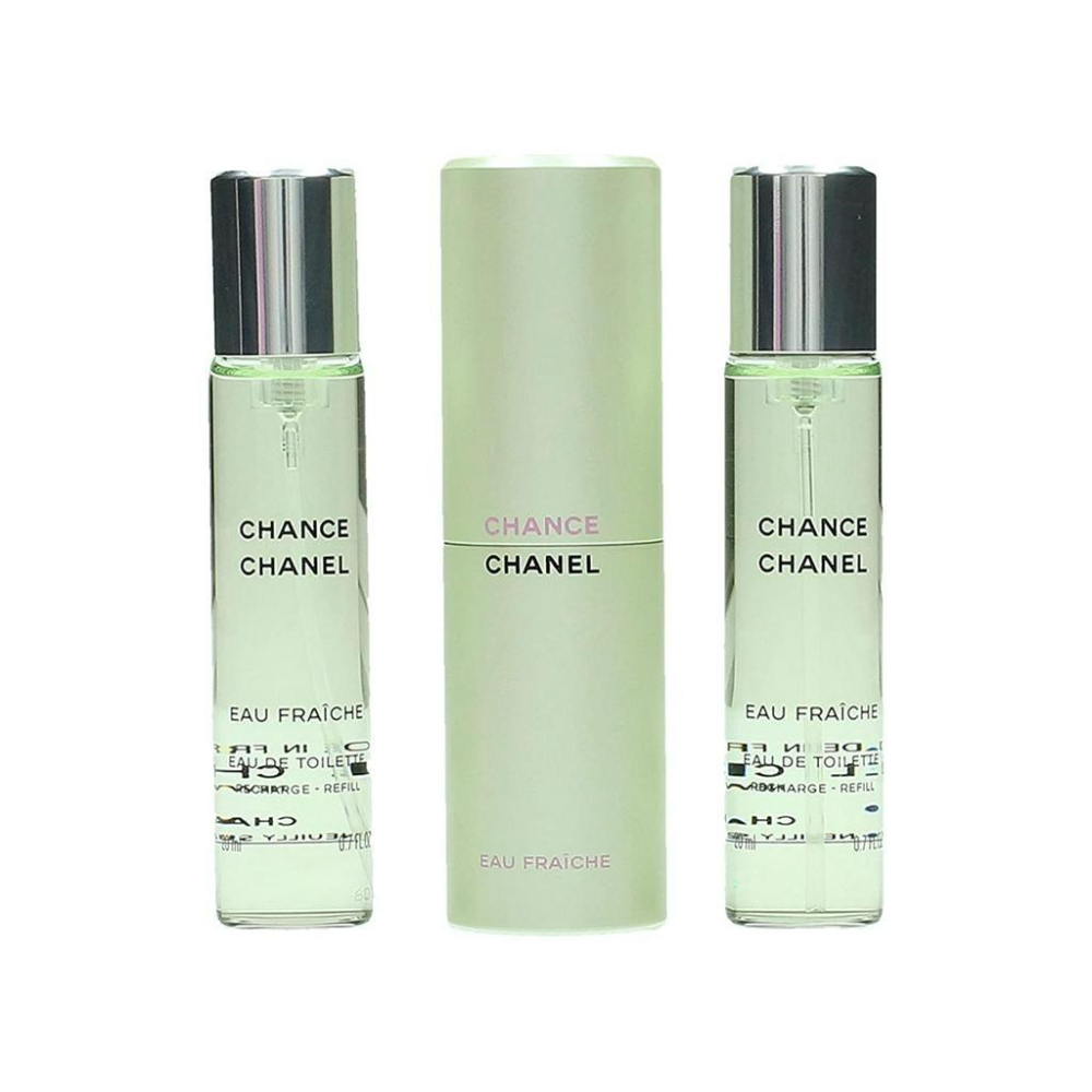 香奈兒 綠邂逅 CHANEL CHANCE EAU FRAICHE 綠色氣息 時尚隨身淡香水 20ml x3 - 魔力香水店 - iOPEN Mall