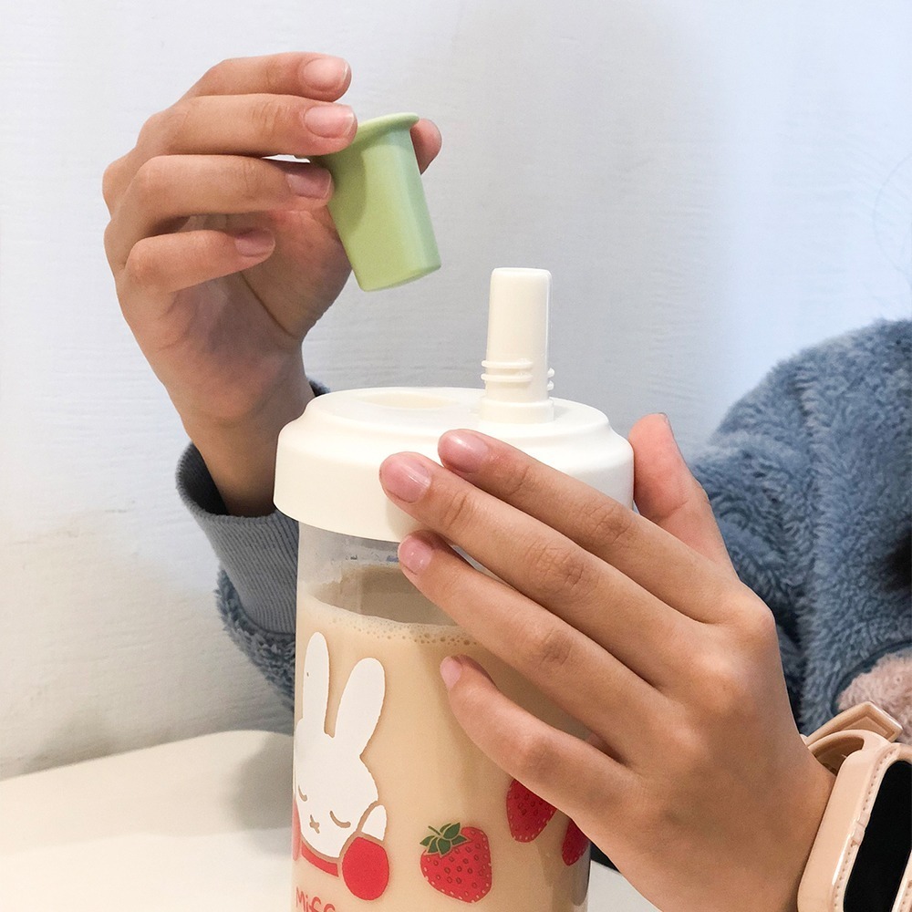 【MIFFYx台灣設計款】草莓大象杯 500ml 大象杯 隨行杯 飲料杯 冷水壺 - 我適文創購物商城 - iOPEN Mall