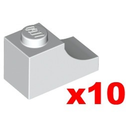 【小荳樂高】LEGO 白色 1x2 反向拱形磚塊(10個) Arch inverted 78666 6346616 - [小荳樂高專賣店] LEGO