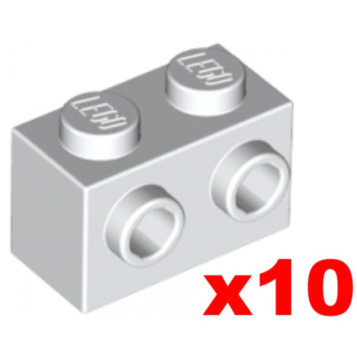 【小荳樂高】LEGO 白色 1x2 磚塊單側帶兩豆 (10個) Brick Studs 11211 6058177 - [小荳樂高專賣店 ...