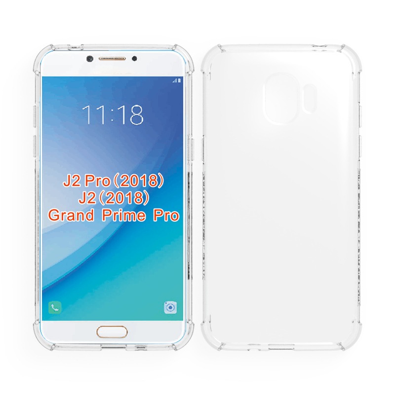 四角空壓殼 SAM三星 J2 Pro / J3 Pro / SAM J4+ 防摔殼 │手機殼│透明軟殼 - 酷酷魔手機配件