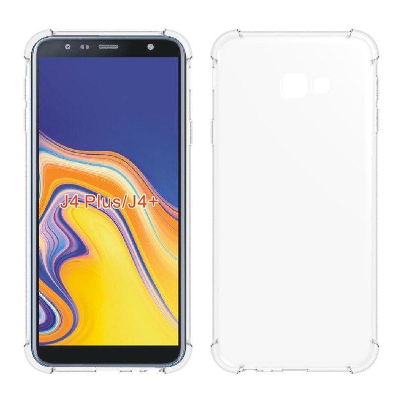 四角空壓殼 SAM三星 J2 Pro / J3 Pro / SAM J4+ 防摔殼 │手機殼│透明軟殼 - 酷酷魔手機配件