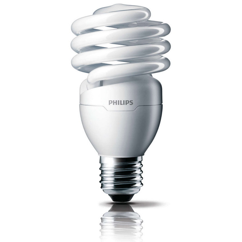 飛利浦 Helix+精巧型T2省電燈泡 23W 省電螺旋燈泡 E27 110V 電子式省電燈泡 白光 - 元貞3C - iOPEN Mall