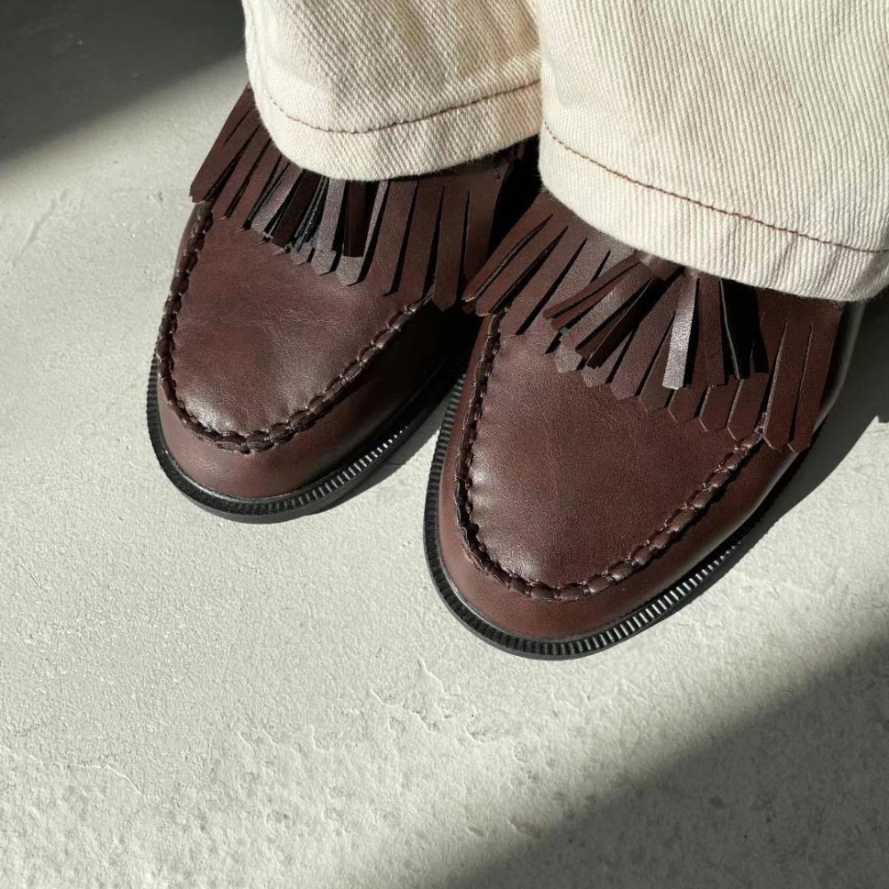 A889 讓人感動的流蘇🍡｜正韓韓國代購｜ 樂福鞋 皮鞋 1111 - OIOI KOREA - iOPEN Mall