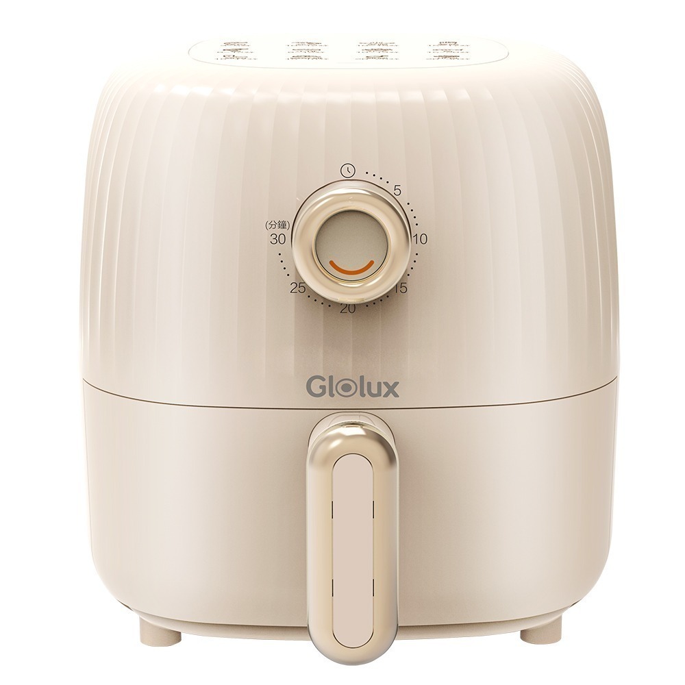 【7-11門市團購】【Glolux 北美品牌】 miniQ 2L氣炸鍋| 象牙白 /經典奶茶 （加贈100張烘焙紙） - Glolux 官方旗艦館 - iOPEN Mall