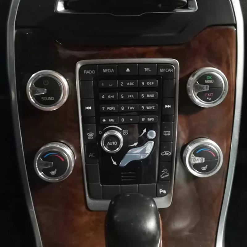 VOLVO沃爾沃S60 V60 XC60 S60L S80 V40 改裝 空調 音響 冷氣 金屬 旋鈕 - 楓昇行館 客製化水轉印 - iOPEN Mall