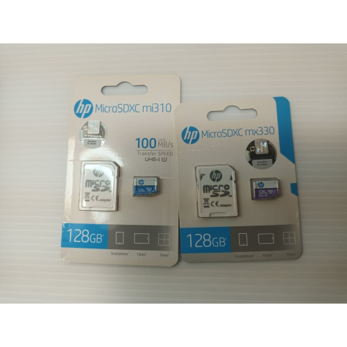 HP MicroSDXC MX330 128GB+HP MicroSDXC Mi310 128GB - 88生活群 - iOPEN Mall