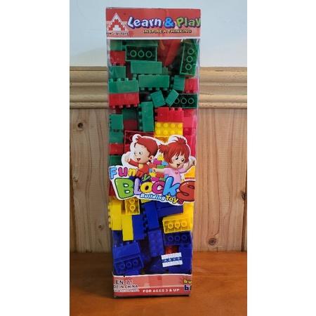 【樂樂的銅板雜貨店】Funny Blocks 彩色積木 兒童玩具 益智玩具 - 硬硬的公仔專賣 - iOPEN Mall