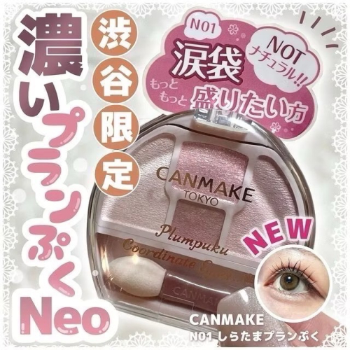 代購日本🇯🇵CANMAKE 日本境內限定新色 NEO N01 淚袋專用盤 眼影臥蠶打亮盤 淚溝神器 2025爆款 - HITO99日本熱潮直送店 - iOPEN Mall