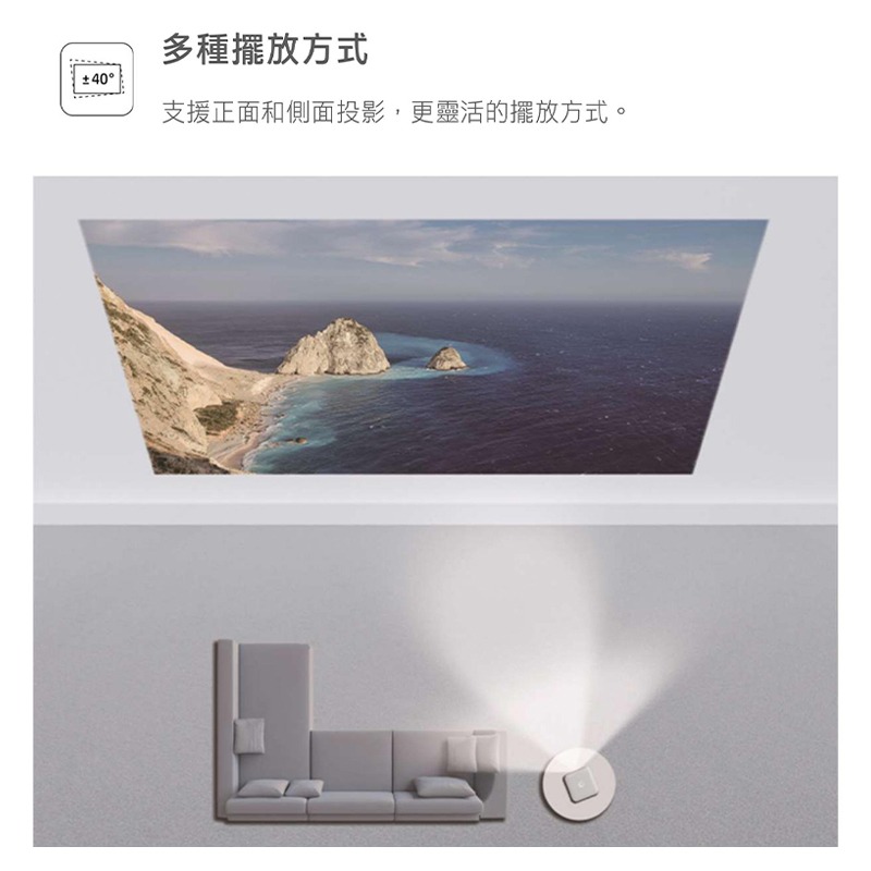 HP惠普 CC500C 微型投影機 投影機 露營 手機平板電腦 無線投影 戶外露營投影機 高清 無線同屏投影機 - JZ-晶讚 3C - iOPEN Mall