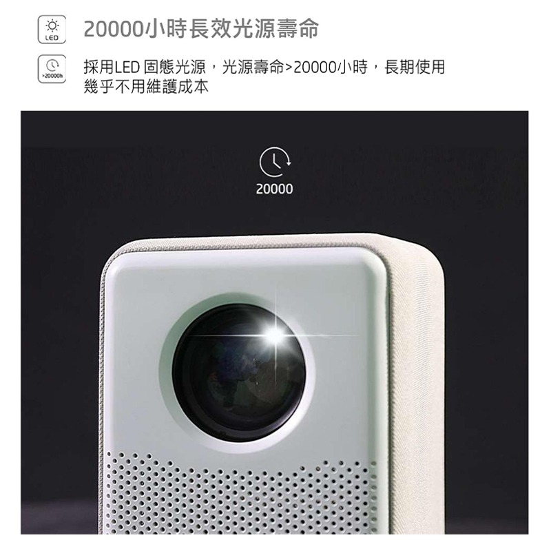 HP惠普 CC500C 微型投影機 投影機 露營 手機平板電腦 無線投影 戶外露營投影機 高清 無線同屏投影機 - JZ-晶讚 3C - iOPEN Mall