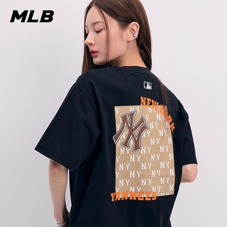 🇰🇷韓國代購 免運 MLB 24SS 短袖 T恤 虞書欣同款 老花後背印花 3ATSM04 - MLB KOREA 🇰🇷代購商店 - iOPEN Mall