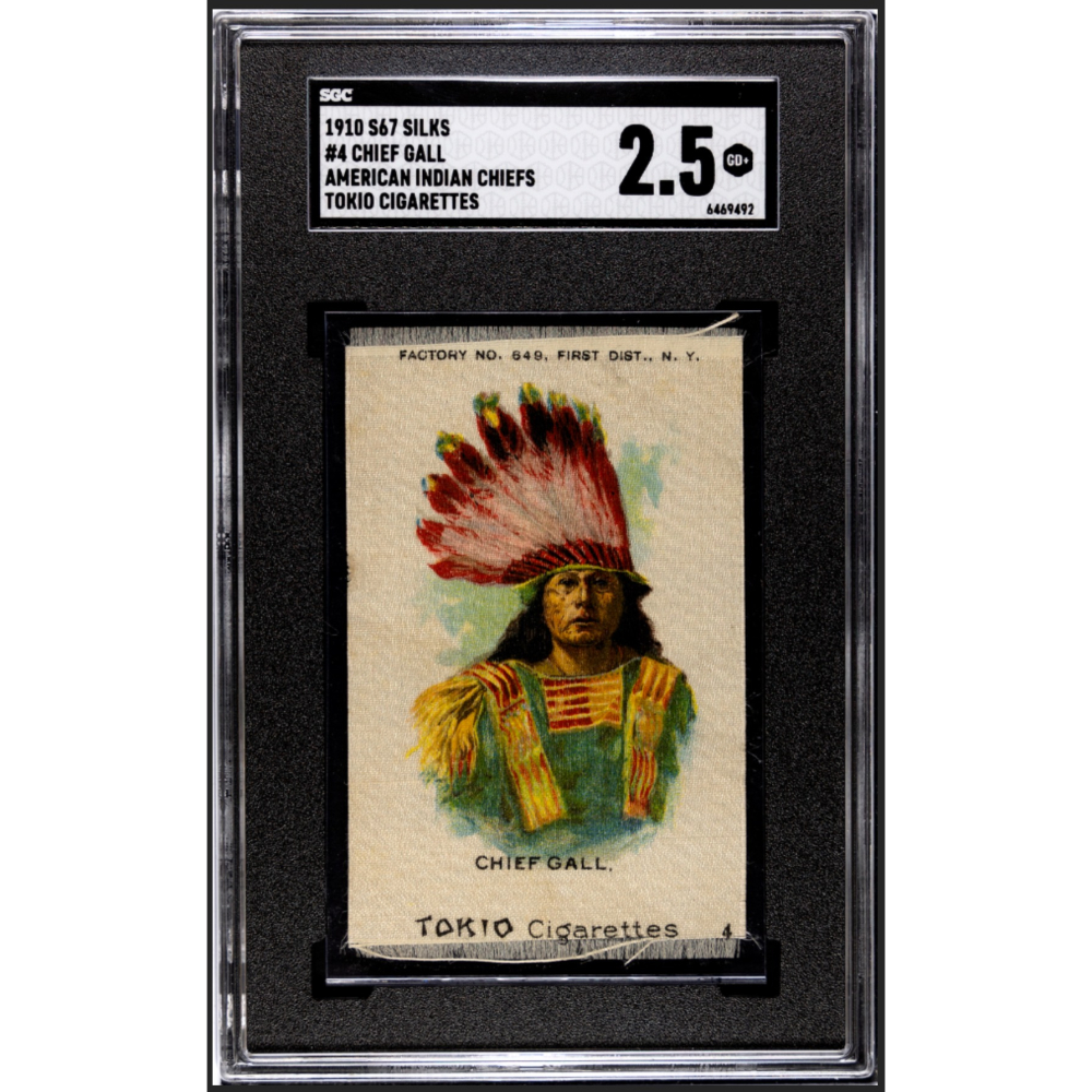 1910 S67 Silks Chief Gall 絲綢卡 - CollectING 持續收藏 - iOPEN Mall