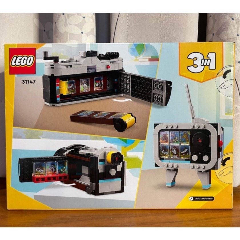 【椅比呀呀|高雄屏東】LEGO 樂高 31147 創意百變3合1系列 復古照相機 3-in-1 Retro Camera - 椅比呀呀樂高 ...