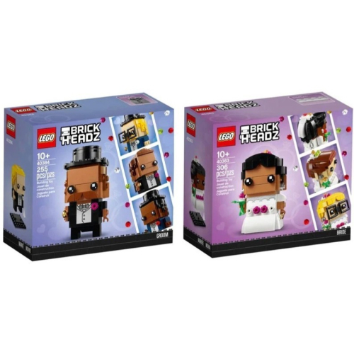 【椅比呀呀|高雄屏東】LEGO 樂高 40383 新娘 Bride 40384 新郎 Groom Wedding - 椅比呀呀樂高雜貨店 ...