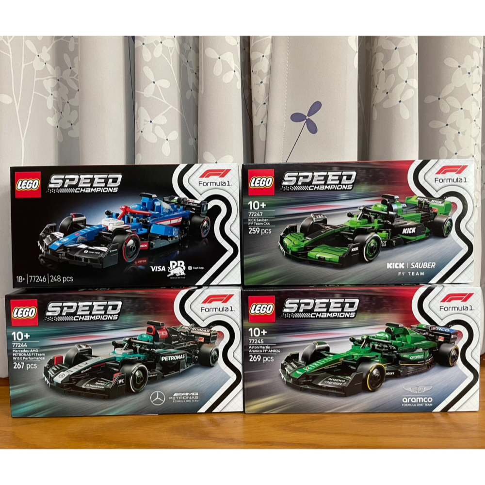 【椅比呀呀】LEGO F1 77244 賓士 77245 奧斯頓馬丁 77246 VCARB車隊 77247 薩伯車隊 - 椅比呀呀樂高雜貨店 ...