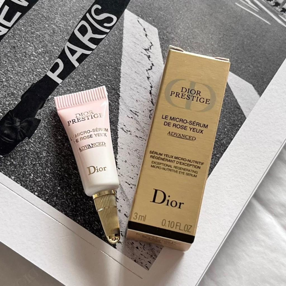 Dior 迪奧 精萃再生玫瑰微導眼凝萃 3ml 臺灣專櫃貨 正貨 眼精華 眼霜 - 蘿爾詩 美妝 保養 專櫃 彩妝 - iOPEN Mall
