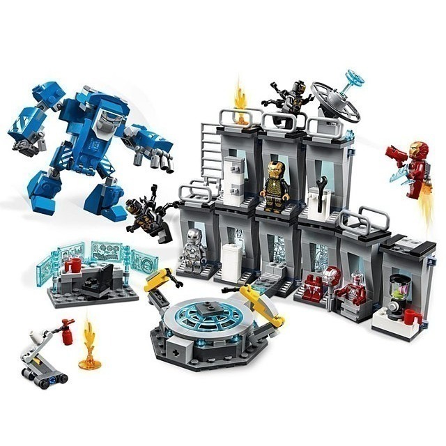 [qkqk] 全新現貨 LEGO 76125 鋼鐵人格納庫 樂高漫威英雄系列 - 大磚玩具(qkqk) - iOPEN Mall