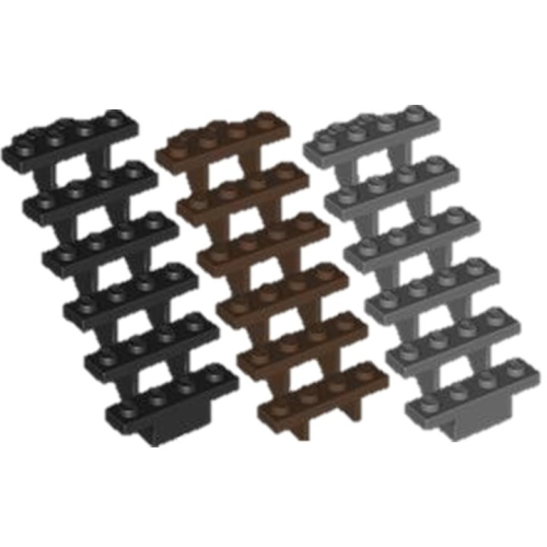 【樂GO】樂高零件 LEGO 30134 樓梯 深灰 黑色 咖啡色 梯子 木梯 7 x 4 x 6 樂高正版全新 - 樂GO玩具 ...