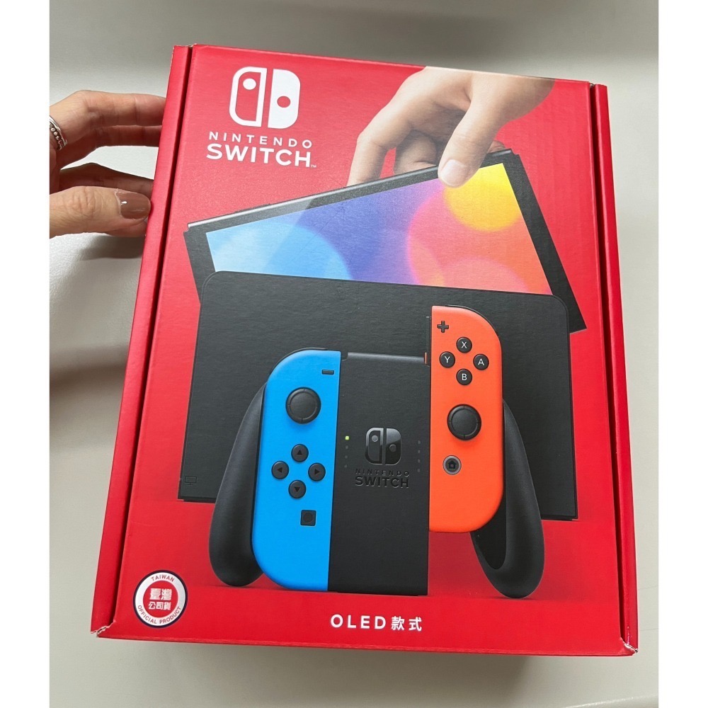 全新現貨 台灣公司貨保固 Switch Oled新型主機 電光紅藍色 台灣任天堂原廠 - 個人小店 - iOPEN Mall