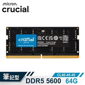 Micron Crucial NB-DDR5 5600/ 64G 筆記型RAM - PICK 件事 - iOPEN Mall