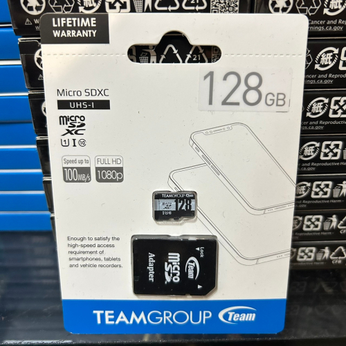 Team 十銓 128G 128GB 100MB/s U1 C10記憶卡 - ABBBY 破盤低價 全新3C雜貨店 - iOPEN Mall