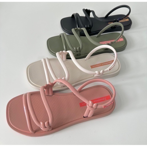 《現貨》IPANEMA SOLAR SANDAL FEM 女生 WOMEN 涼鞋（方頭 希臘 繞帶設計 一字涼鞋) - 蝦買蝦賣蝦購物