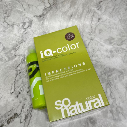 詩柏蔻 iQ-color護髮染髮霜白染黑贈頭皮隔離 / 灰白髮 / 漢方配方何首烏 - 美髮學堂 - iOPEN Mall