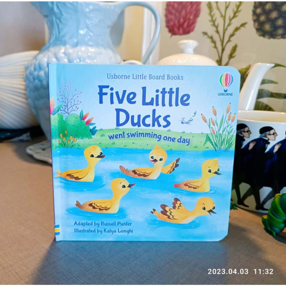 現貨🍀Usborne Five Little Ducks went swimming one day書上附QR Code - 缺書店【英文童書 ...