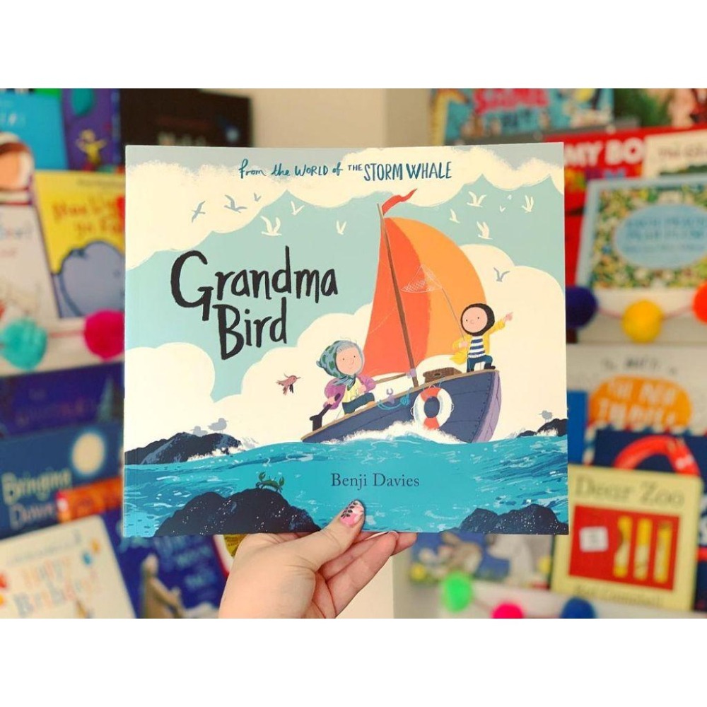 【贈音檔】🍀平裝英文繪本 Storm Whale系列：Grandma Bird🍀Benji Davies 【缺書店】 - 缺書店【英文童書繪本 ...