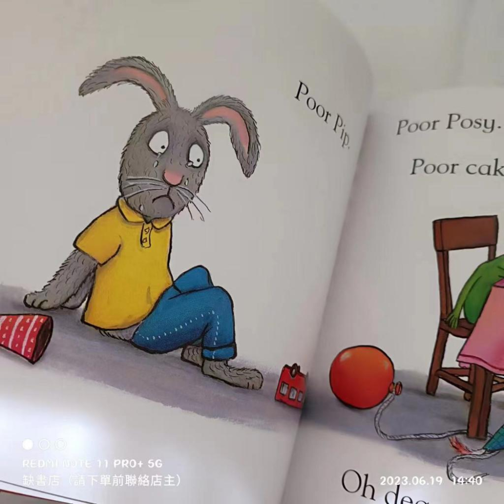 現貨🍀Nosy Crow平裝繪本Pip and Posy: The Birthday Party書上附音檔QR Code - 缺書店【英文童書 ...