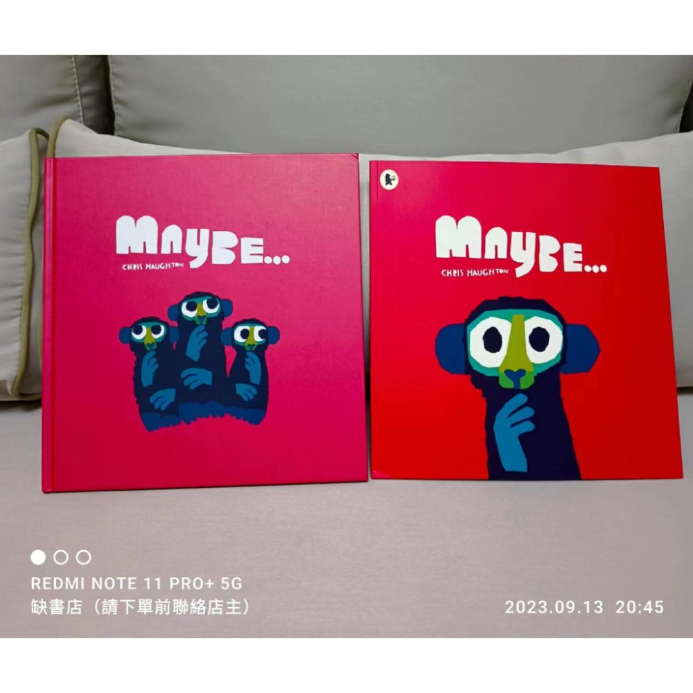 訂購🍀英文繪本 Maybe.....故事有趣色彩飽和鮮艷畫風可愛🍀知名插畫家Chris Haughton【缺書店】 - 缺書店【英文童書繪本 ...