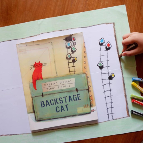現貨🍀精裝英文繪本Backstage Cat🍀Harriet Ziefert 【缺書店】 - 缺書店【英文童書繪本專賣】請購物時加LINE ...